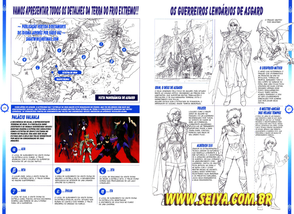 O Mapa de Asgard – Seiya.com.br